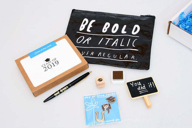 The PERFECT Gift For Your Grad: Our Graduation LetterBox – Sky of Blue Press & Papery
