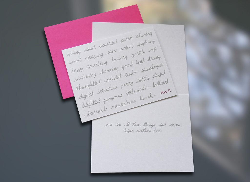Caring Sweet Beautiful - Mother's Day – Sky of Blue Press & Papery